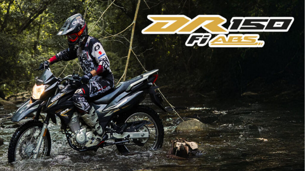 Suzuki DR150 FI ABS 2026, Motor Trail Off Road Irit dan Rem ABS Dengan ...