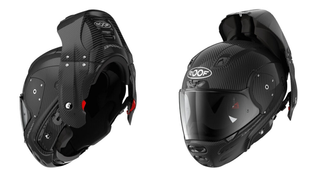 Helm Futuristis Roof DJagger, Full Face Tanpa Tali Dagu Dengan Sistem ...
