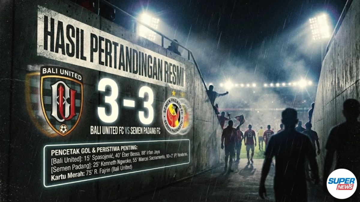 Hasil Bali United vs Semen Padang: Drama 6 Gol di Gianyar (2026 ...