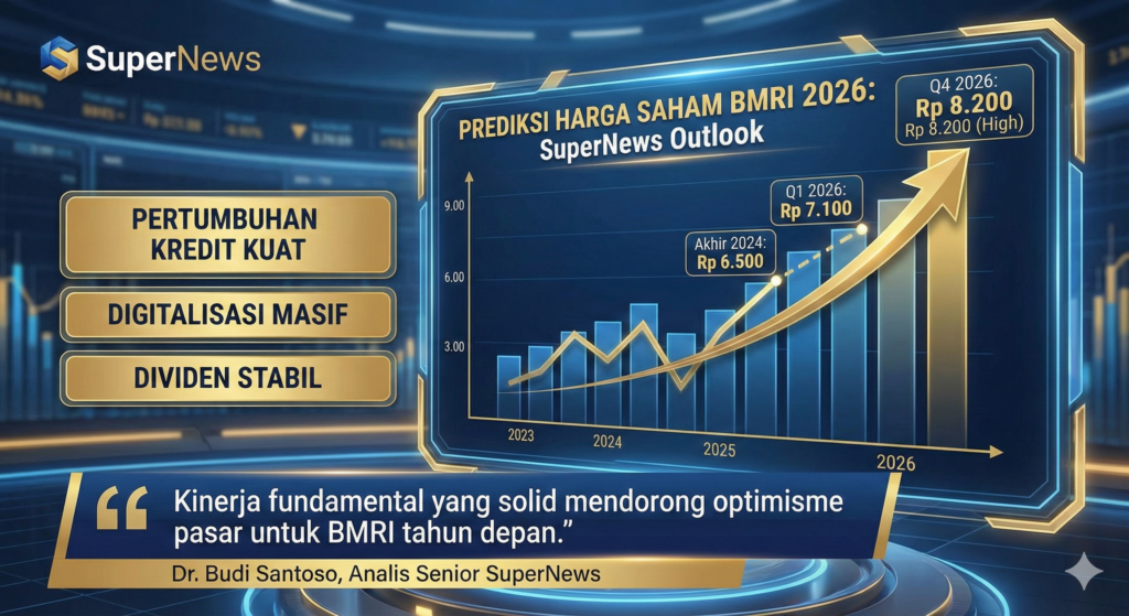 Prediksi Harga Saham BMRI 2026 - Peluang, Risiko, dan Skenario Target ...