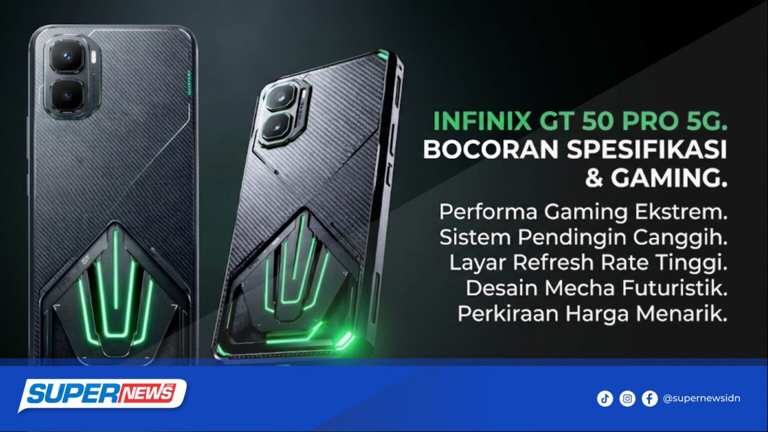 Infinix GT 50 Pro 5G: Bocoran Spesifikasi, Harga, dan Analisis Gaming ...